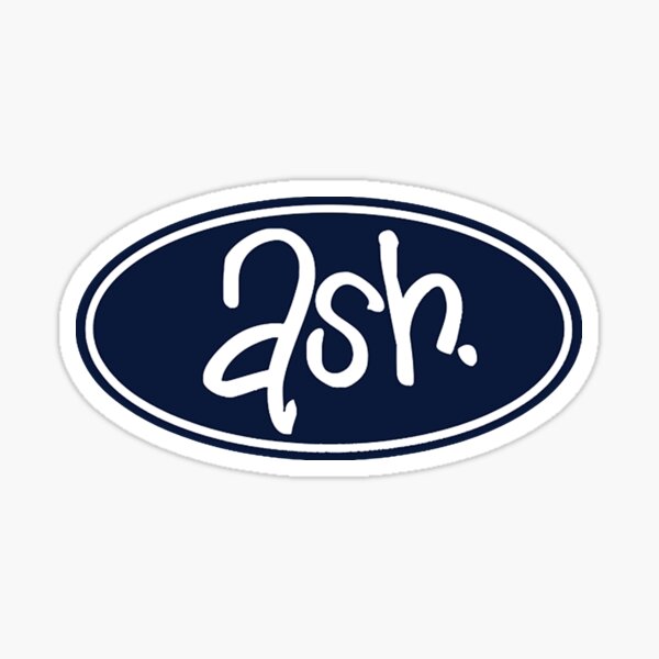 "Ash Band Logo" Sticker for Sale by Ricarlogan39 | Redbubble
