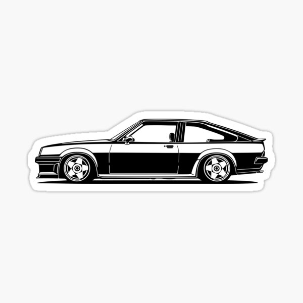 "Opel Manta BCC cultural asset" Sticker for Sale by StickarGermany ...