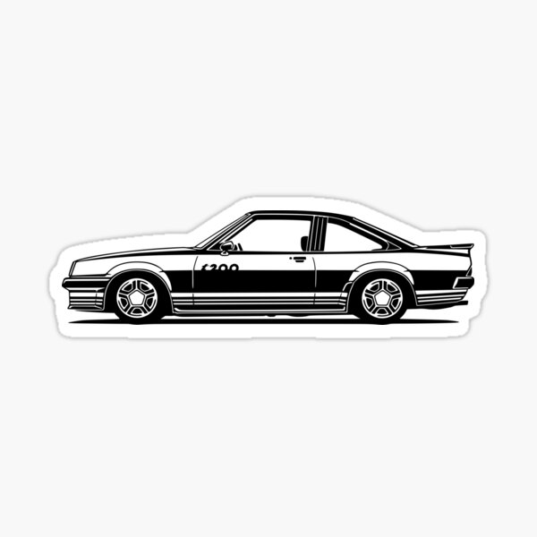 "Opel Manta B i200 cultural asset" Sticker for Sale by StickarGermany ...