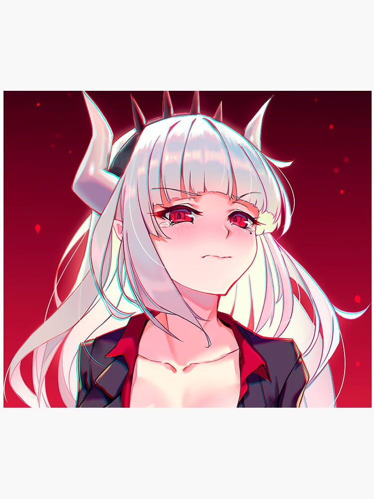 Hot Lucifer Helltaker Sexy Lewd Boobs Tits Busty Hentai Ecchi Devil