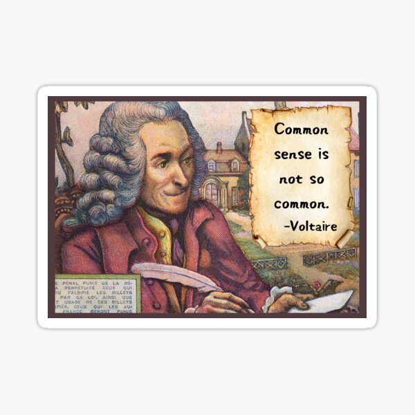 "Common sense is not so Common" Sticker for Sale by ShaneinJapan ...