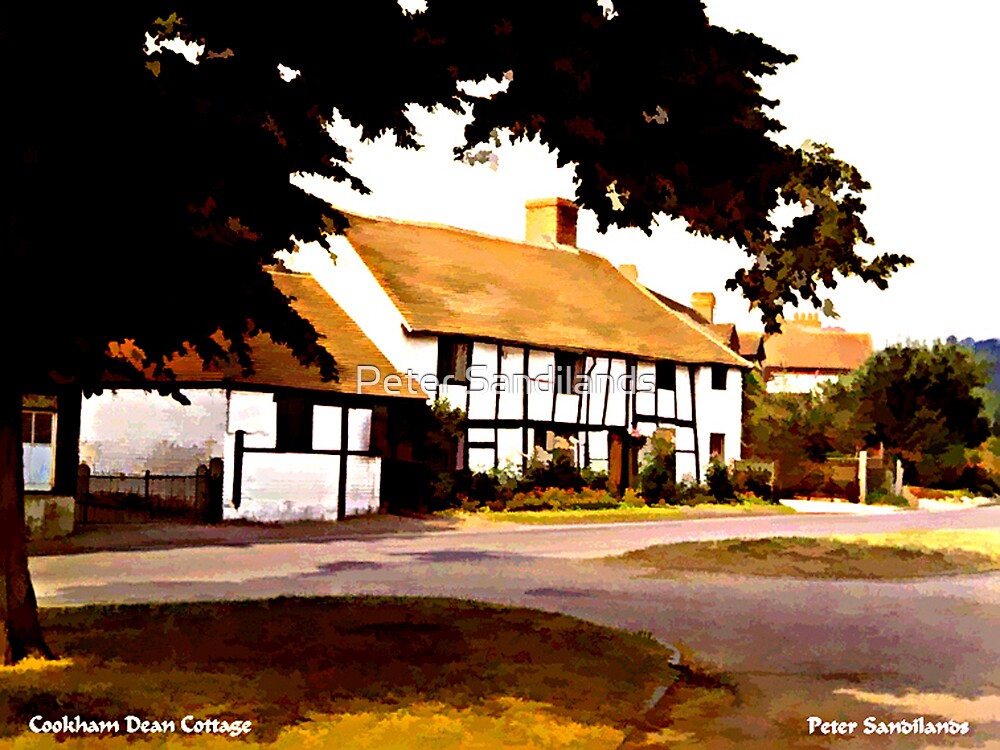 "Cookham Dean Cottage" by Peter Sandilands | Redbubble