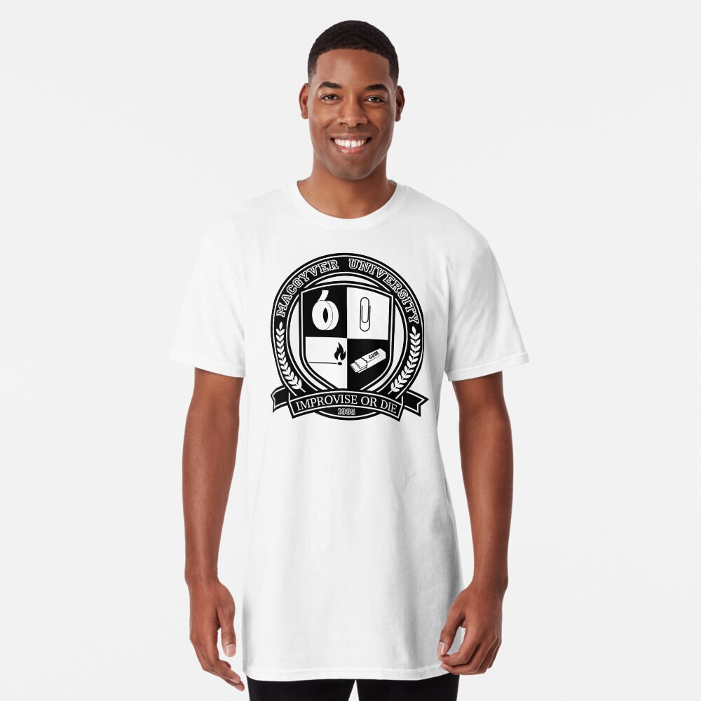 "Macgyver University V2" Sticker for Sale by Le-Freak | Redbubble