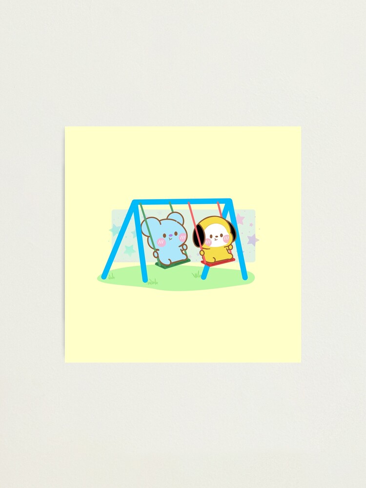 "Minimoni - Cute BTS members BT21 characters Koya and Chimmy - Run BTS ...