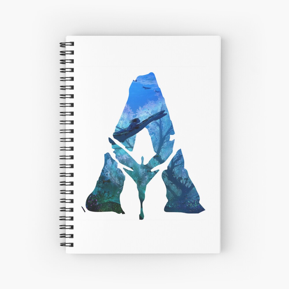 "Avatar 2 the way of water logo " Spiral Notebook for Sale by Unique ...