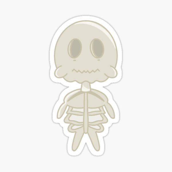 "Skeleton Sticker!" Sticker for Sale by yoursecondwife | Redbubble