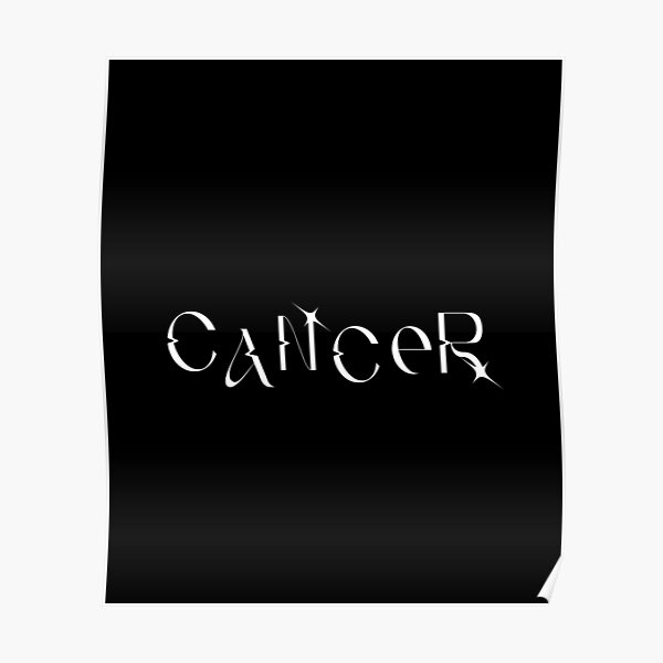 "Modern Cancer Sign Holoscope - Aesthetic Cancer" Poster for Sale by ...