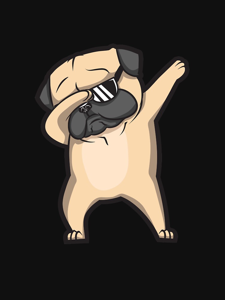 "Dabbing Pug T-Shirt" T-shirt by H55N | Redbubble
