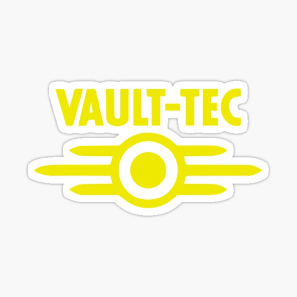 "Fallout vault tec " Sticker for Sale by JacklynBerge | Redbubble