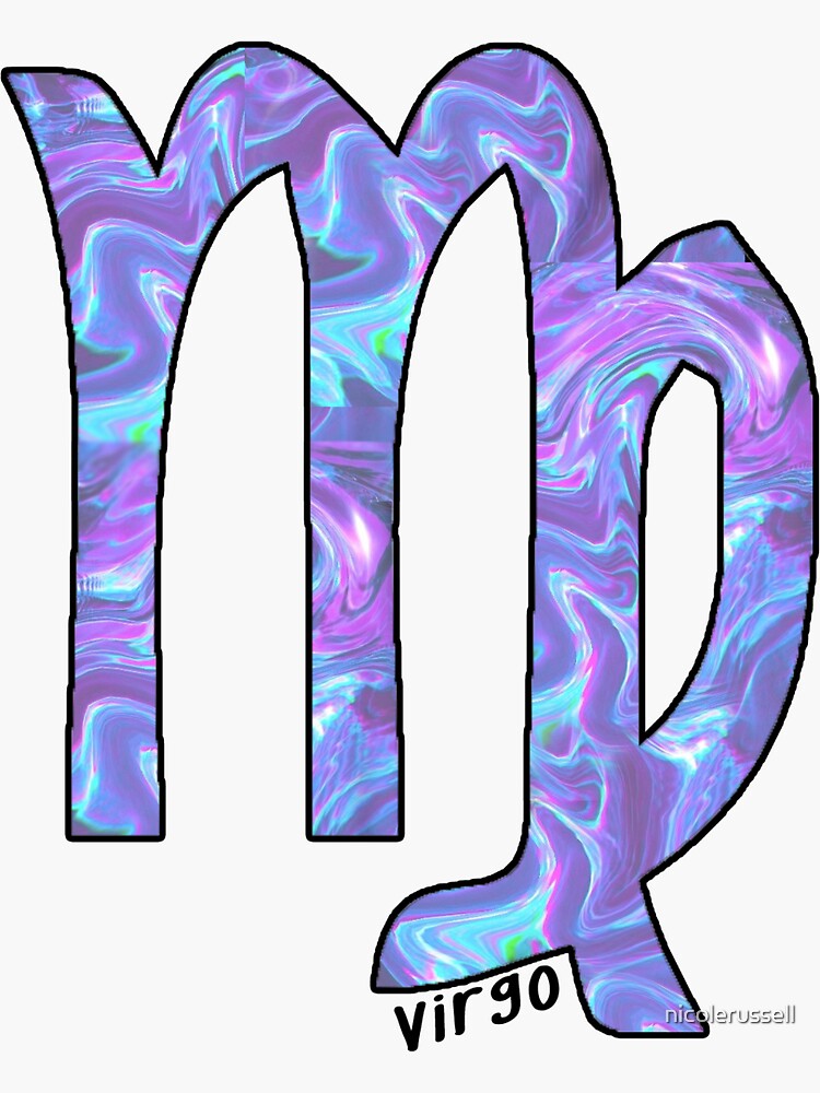 "virgo" Sticker by nicolerussell | Redbubble