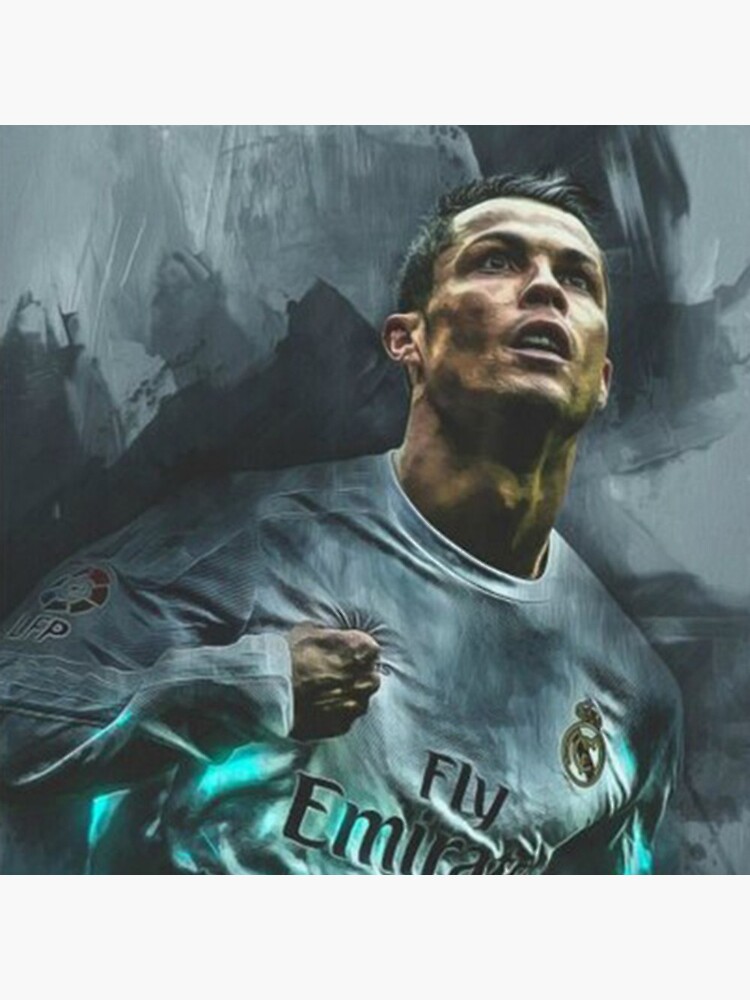 "Cristiano Ronaldo Poster" Clock for Sale by JuliaHeard | Redbubble
