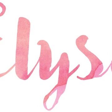 "Elyse" Sticker for Sale by ampp | Redbubble