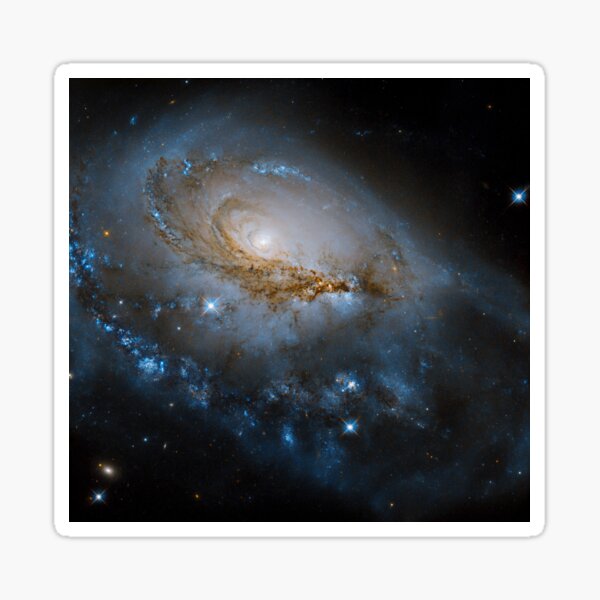 "Hubble Studies a Spectacular Spiral" Sticker for Sale by 0Serendipity0 ...