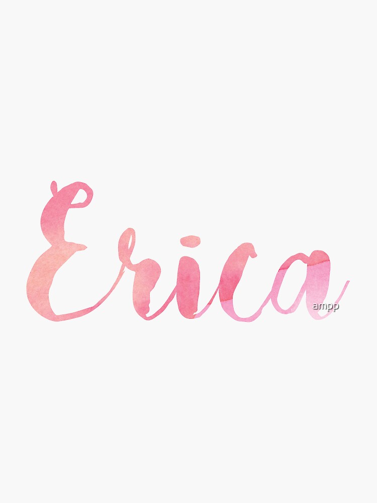 "Erica" Sticker for Sale by ampp | Redbubble