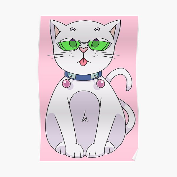 "kusuo saiki cat" Poster for Sale by gummieturtle | Redbubble