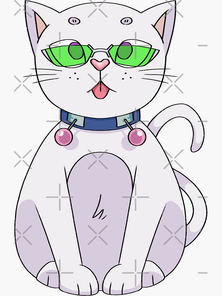 "kusuo saiki cat" Sticker for Sale by gummieturtle | Redbubble
