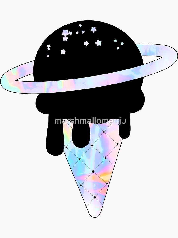 "Melty Planet (for light BG)" Sticker for Sale by marshmallomanju ...