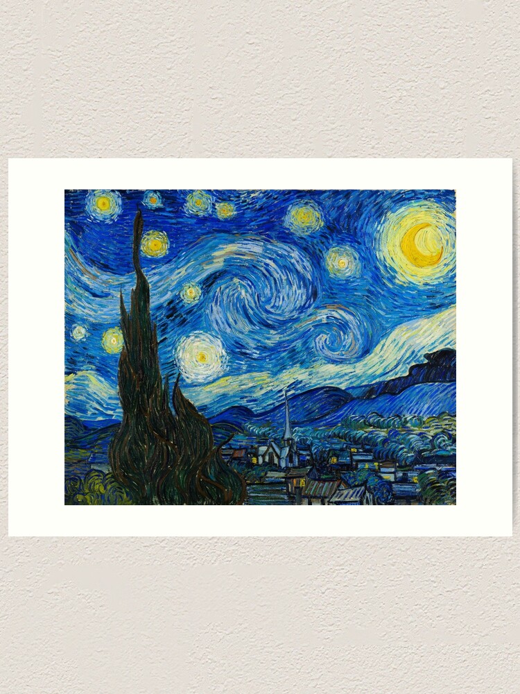 "The Starry Night - Vincent Van Gogh" Art Print for Sale by ...