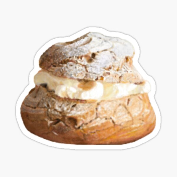 "Shu Kurimu Cream Puff" Sticker for Sale by lovefoodforever | Redbubble