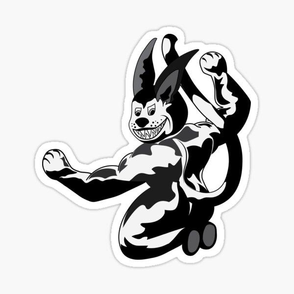 "Bad Bunny (Rabbit)" Sticker for Sale by EmjSpotted | Redbubble