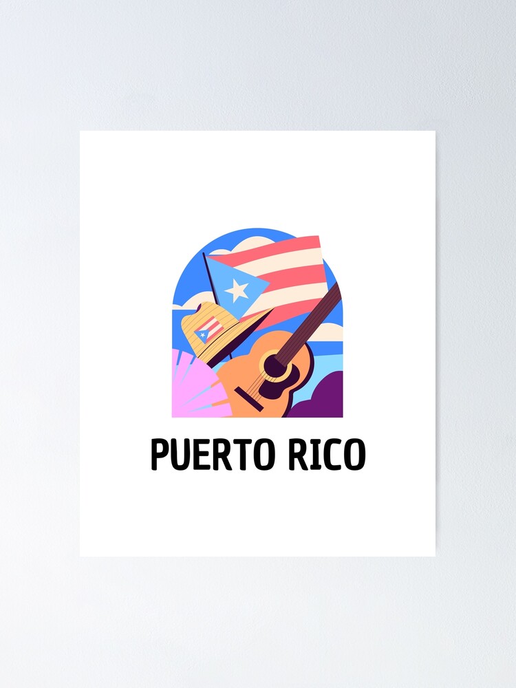 "Puerto Rico Vintage Salsa" Poster for Sale by HaraldHodenhans | Redbubble
