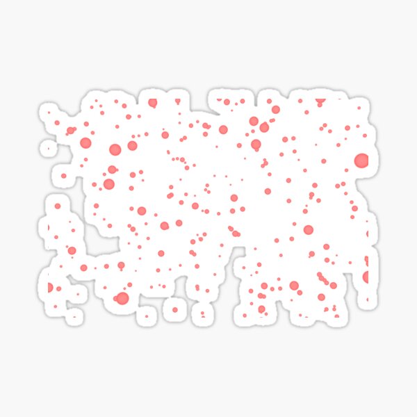 "Colored Bubbles Cute Background Pattern" Sticker for Sale by ...