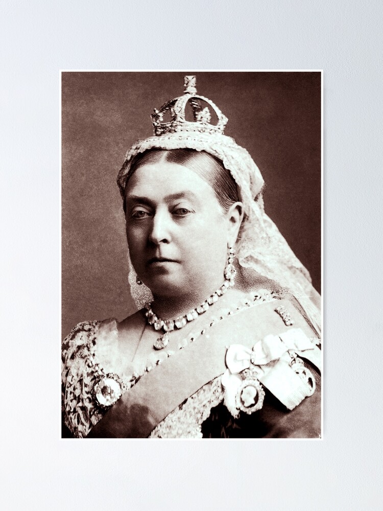 "Queen Victoria 1800's Portrait British Royalty" Poster for Sale by ...