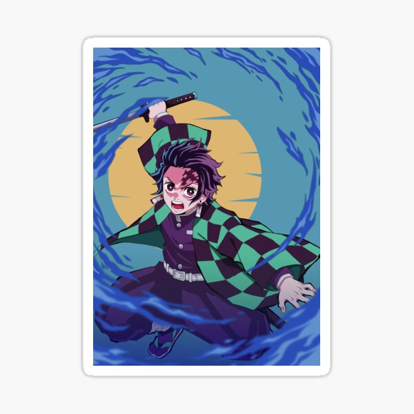 "Tanjiro Kamado" Sticker for Sale by Xeionus | Redbubble