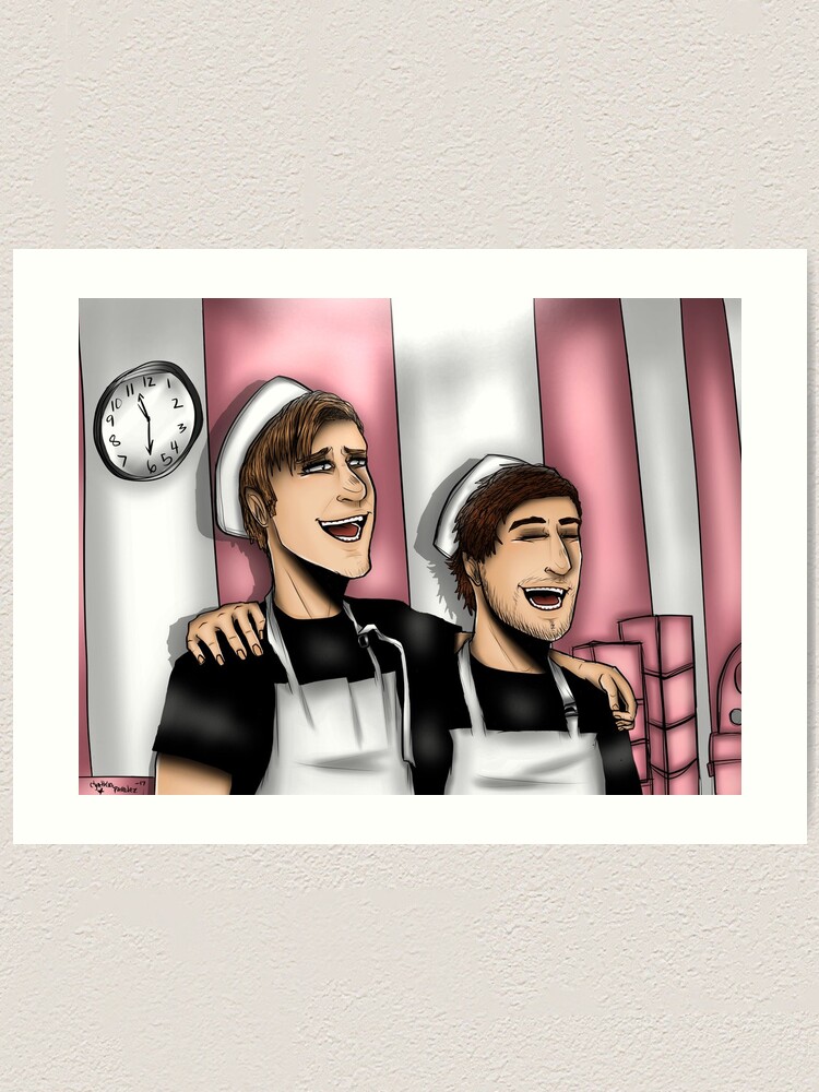 "Crazy Bakers - DGD (BBTG fan art)" Art Print by CheekyBlush | Redbubble