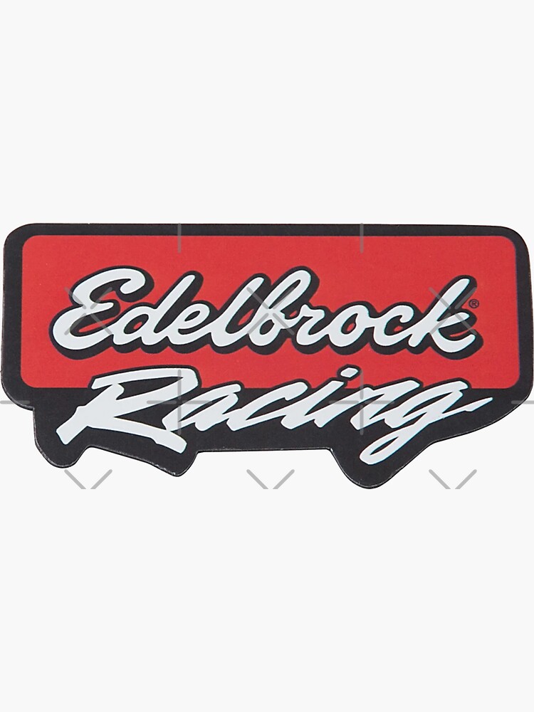 "Edelbrock Engines Hot Rod" Sticker for Sale by 1991vintage | Redbubble