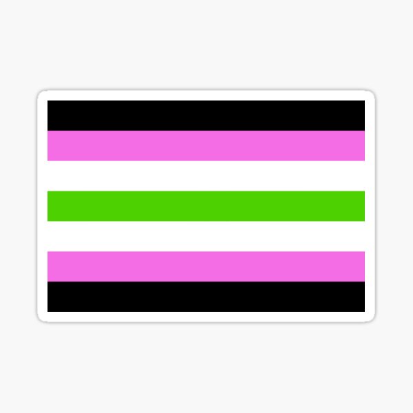 "Female Agender X - Pride Flag" Sticker for Sale by FlagsWorld | Redbubble