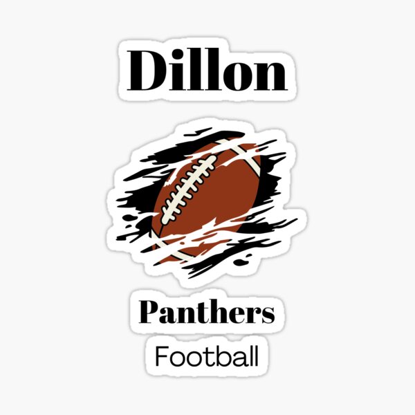 "Dillon panthers football " Sticker for Sale by Raniakb25 | Redbubble