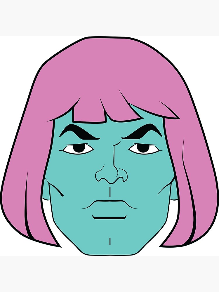 "He Man Pink And Purple" Art Print by DebbieXBenson | Redbubble