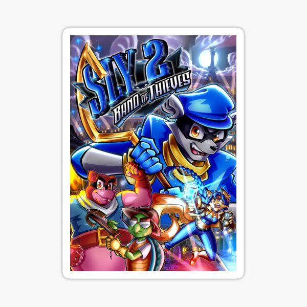 "Sly Cooper 2 Band of Thieves" Sticker for Sale by AlyssaFoxah | Redbubble