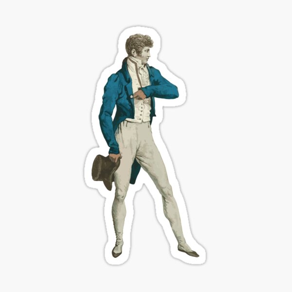 "Regency Gentleman" Sticker for Sale by CastlesClassics | Redbubble