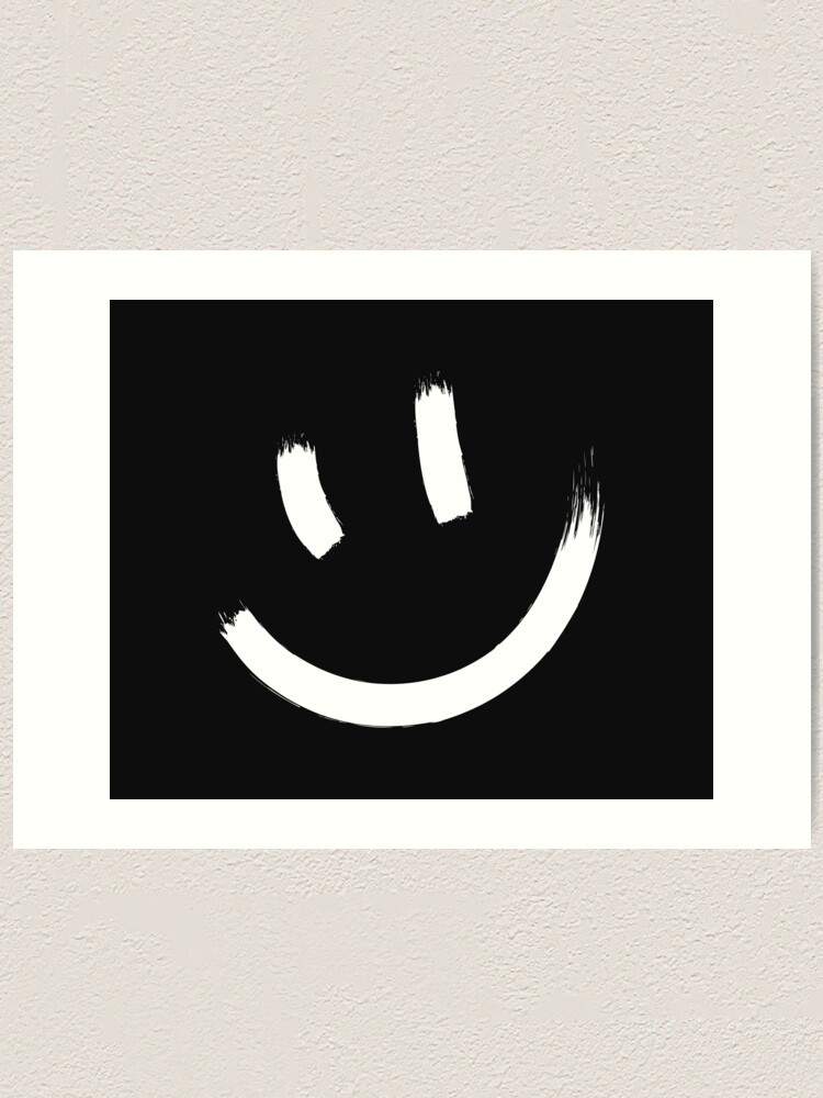 "Smiley face emoji " Art Print for Sale by Hakeemel | Redbubble