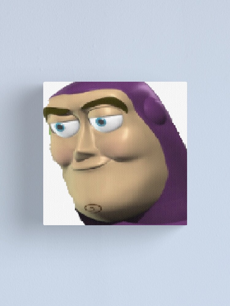 "Buzz Meme" Canvas Print for Sale by WalrusClothesCo | Redbubble