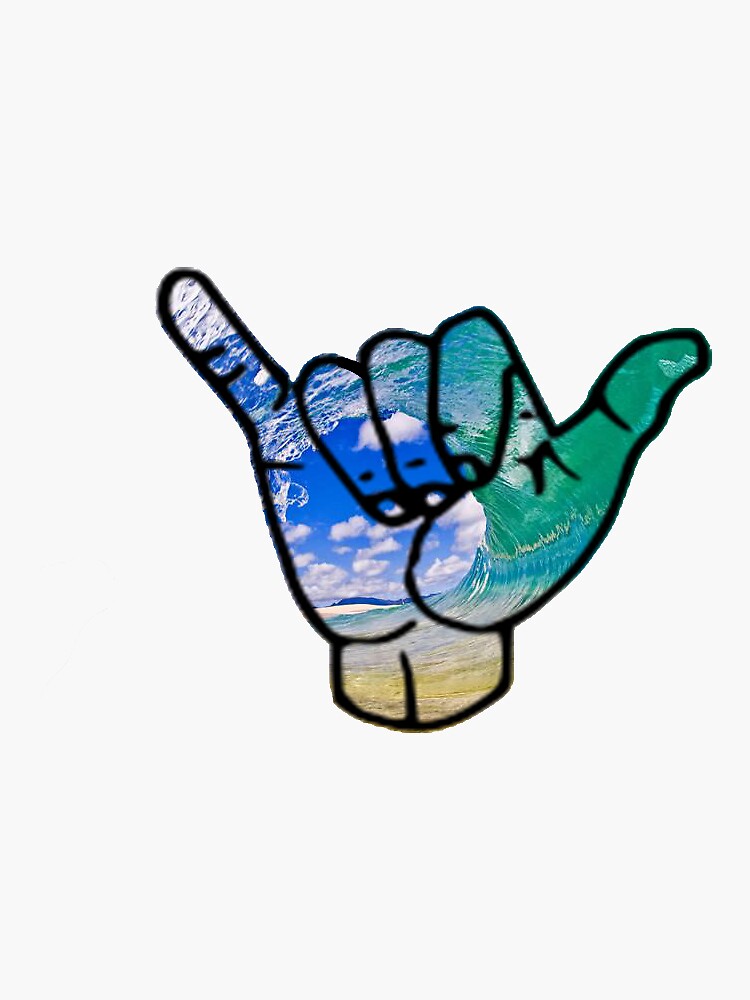 "Surfs up" Sticker by amartinezart | Redbubble