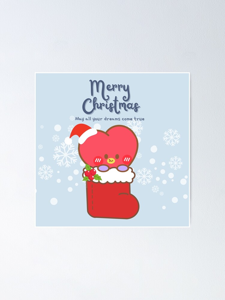 "Cute BTS BT21 character Tata - Christmas Gift for BTS ARMY V Bias ...