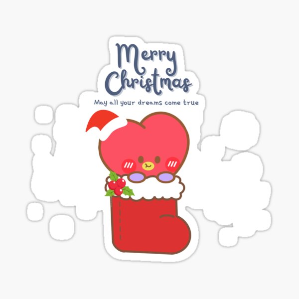 "Cute BTS BT21 character Tata - Christmas Gift for BTS ARMY V Bias ...