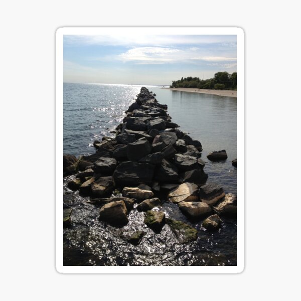 "Water and rocks " Sticker for Sale by PicsByMi | Redbubble