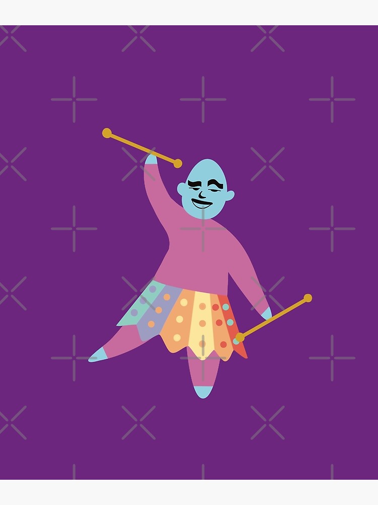 "Fabulous Baton Twirler with bronze batons and purple background ...