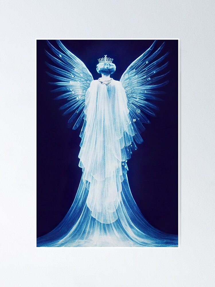 "Angel Queen Elizabeth in Paradise" Poster for Sale by MileoArt | Redbubble