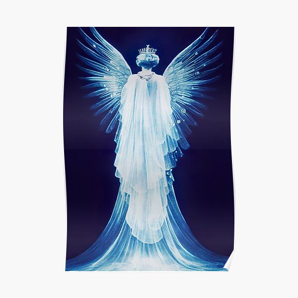 "Angel Queen Elizabeth in Paradise" Poster for Sale by MileoArt | Redbubble