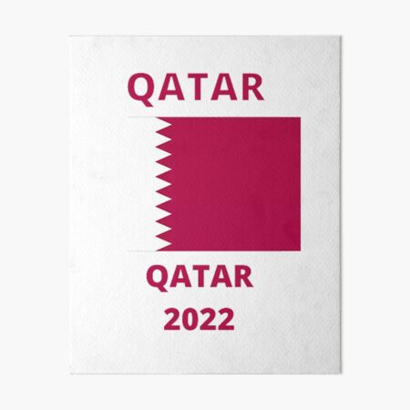 "Qatar 2022 Qatar pride." Art Board Print for Sale by Prideflag32 ...