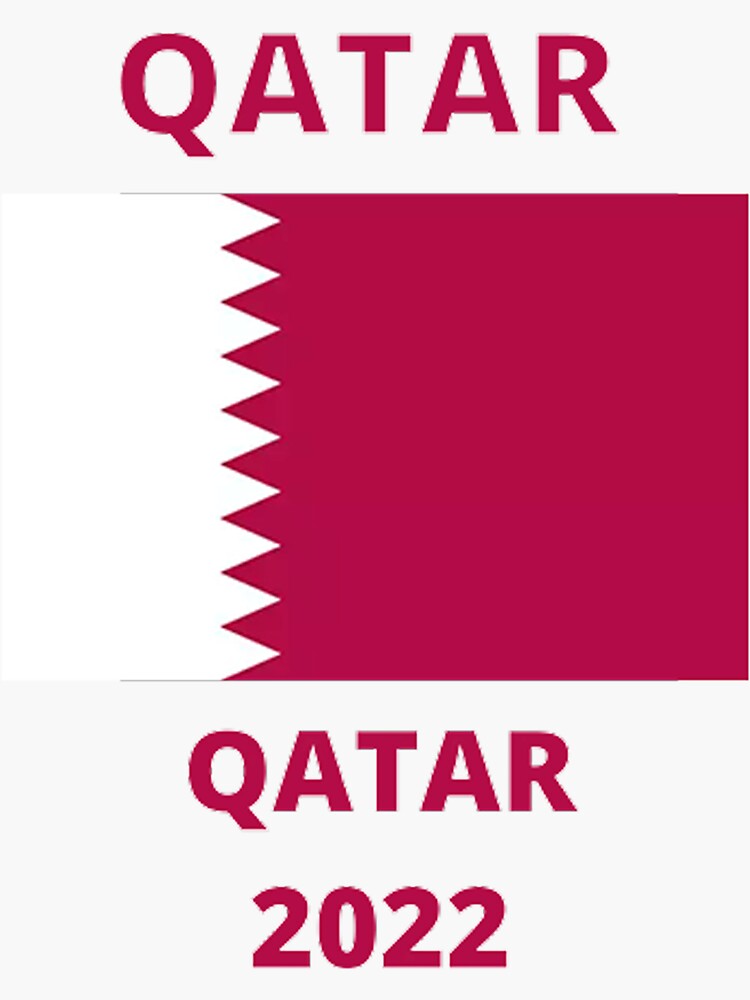 "Qatar 2022 Qatar pride." Sticker for Sale by Prideflag32 | Redbubble