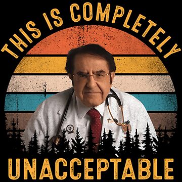 "This Is Completely Unacceptable Dr Now Vintage Classic " Sticker for ...