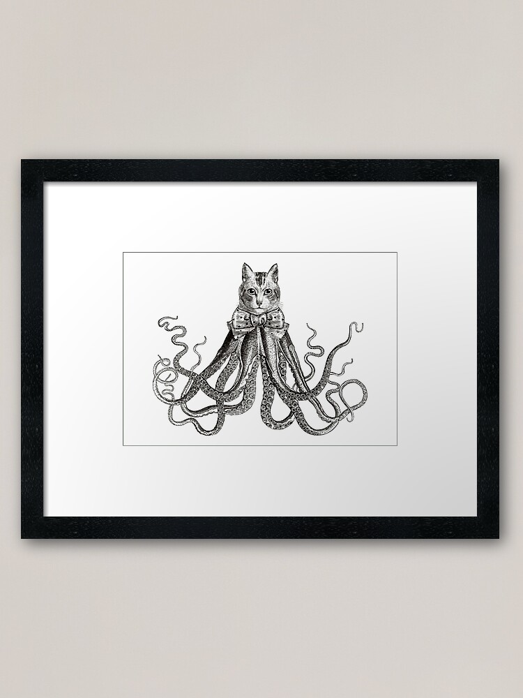 "Octopussy | Half Cat Half Octopus | Hybrid Animals | Vintage Style ...