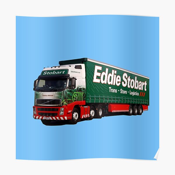 "Eddie Stobart" Poster for Sale by Runa-design | Redbubble