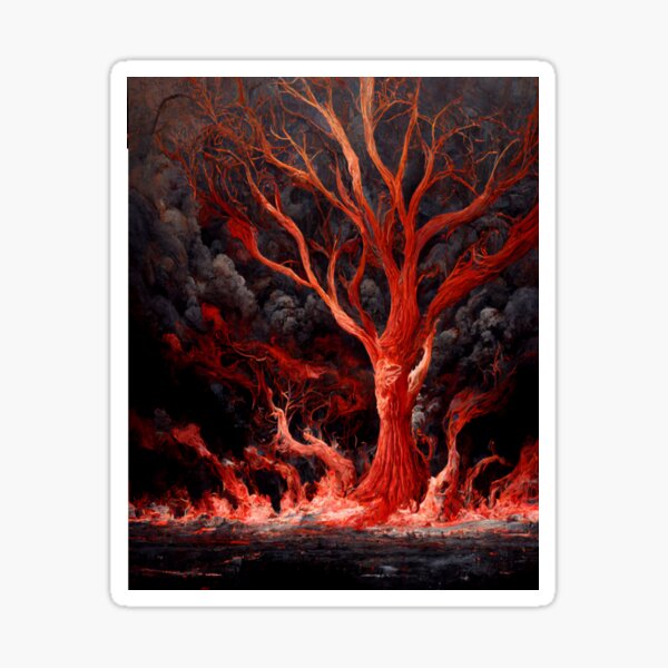 "Hell Tree Mother of Demons" Sticker for Sale by bhr57 | Redbubble